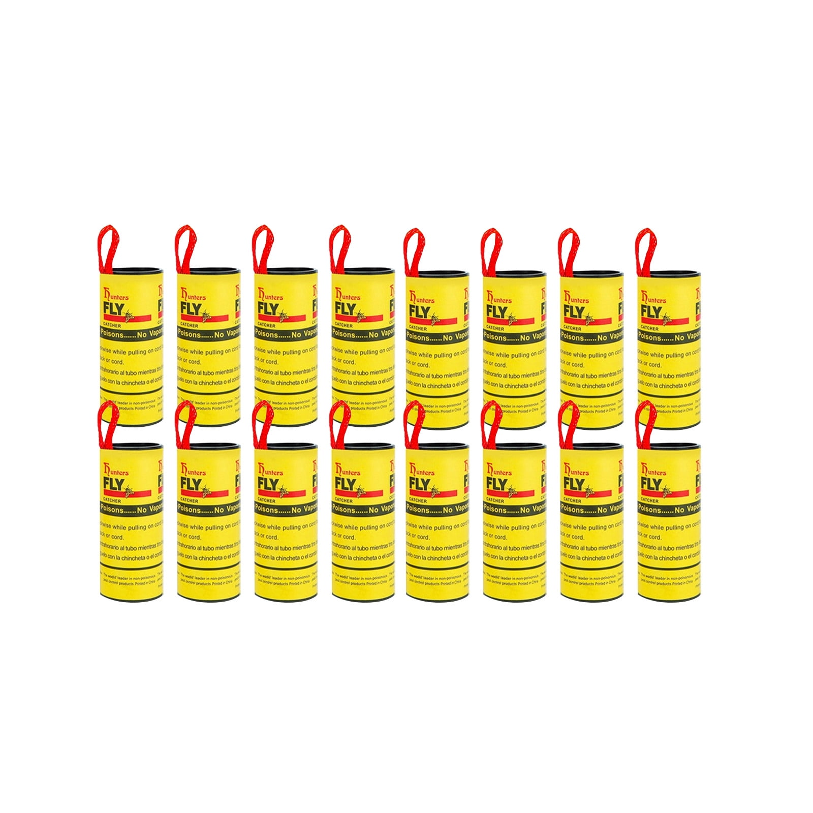 Fly Trap Strips 24 Pack Sticky Fly Catchers for Indoor & Outdoor Use ...