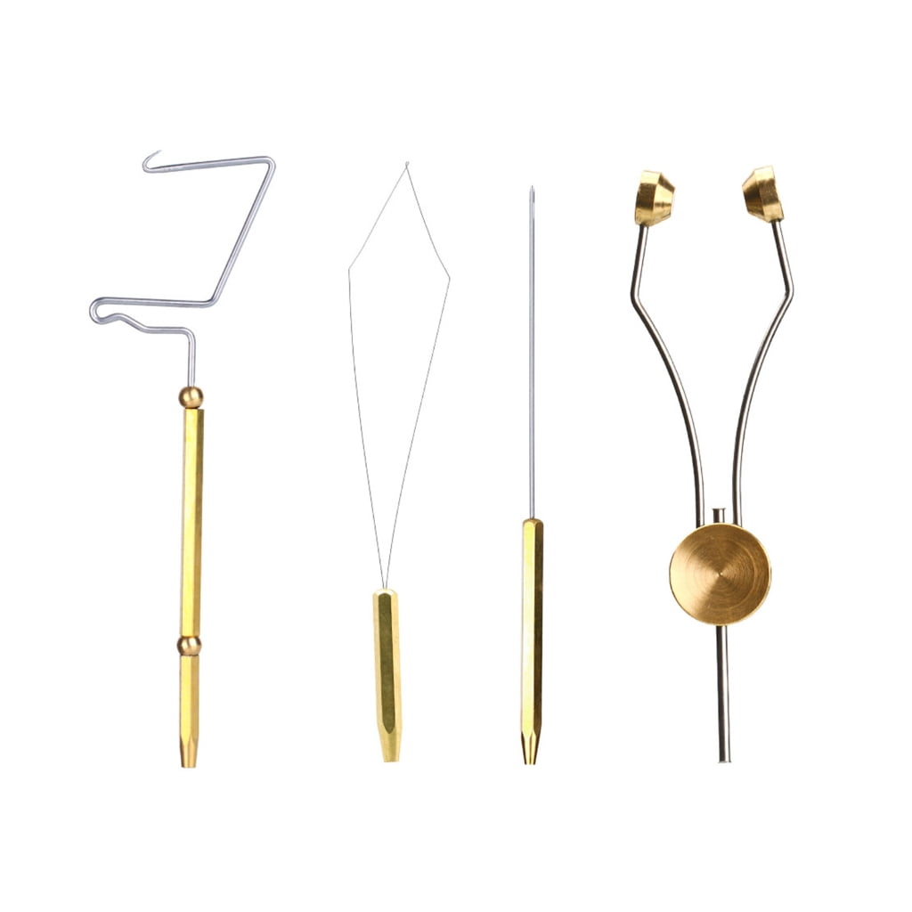 Fly Tying Tool Combo Set Whip Finishers Bobbin Holder Fishing Knotter ...