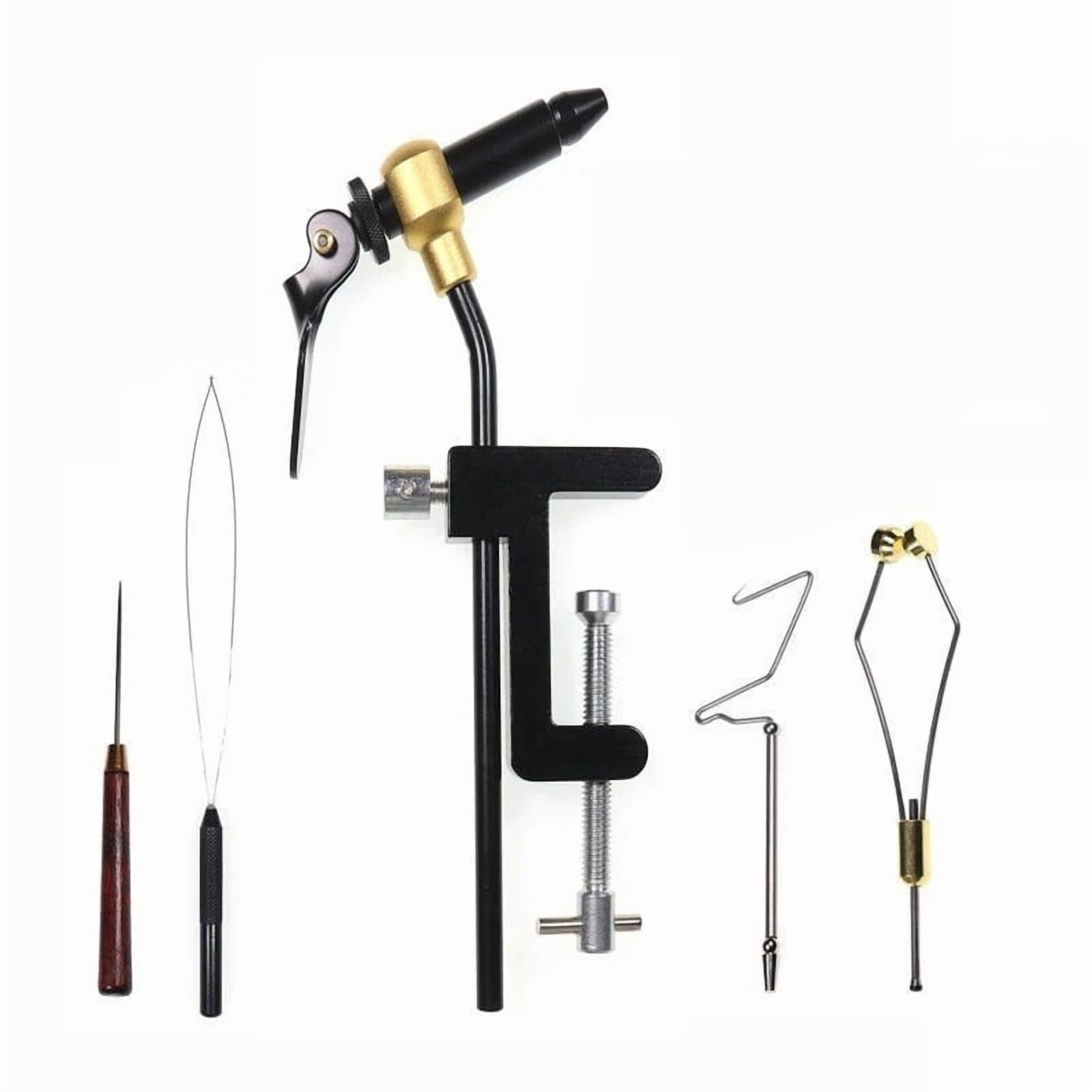 Fly Tying Vise Fishing C-Clamp Rotary Vice Tier Fly Fishing Tackle Kit ...