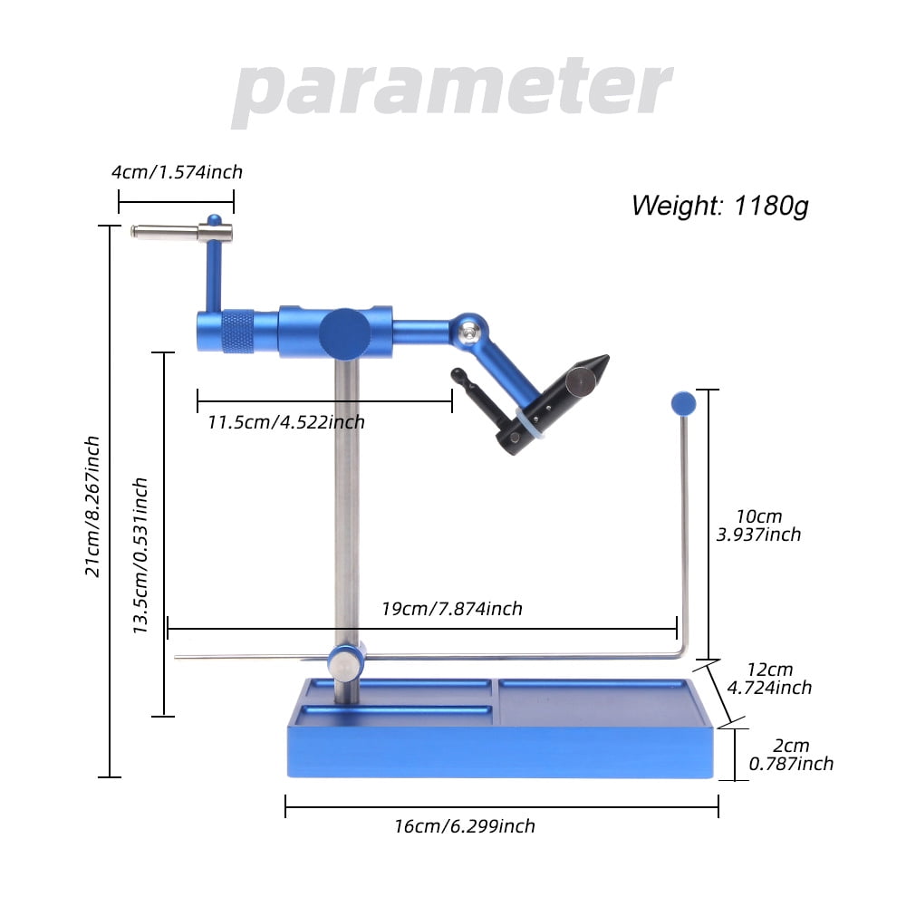 Fly Tying Vise,Tool Bait Tools Rotary Vise Twirltide With Stable Tool ...