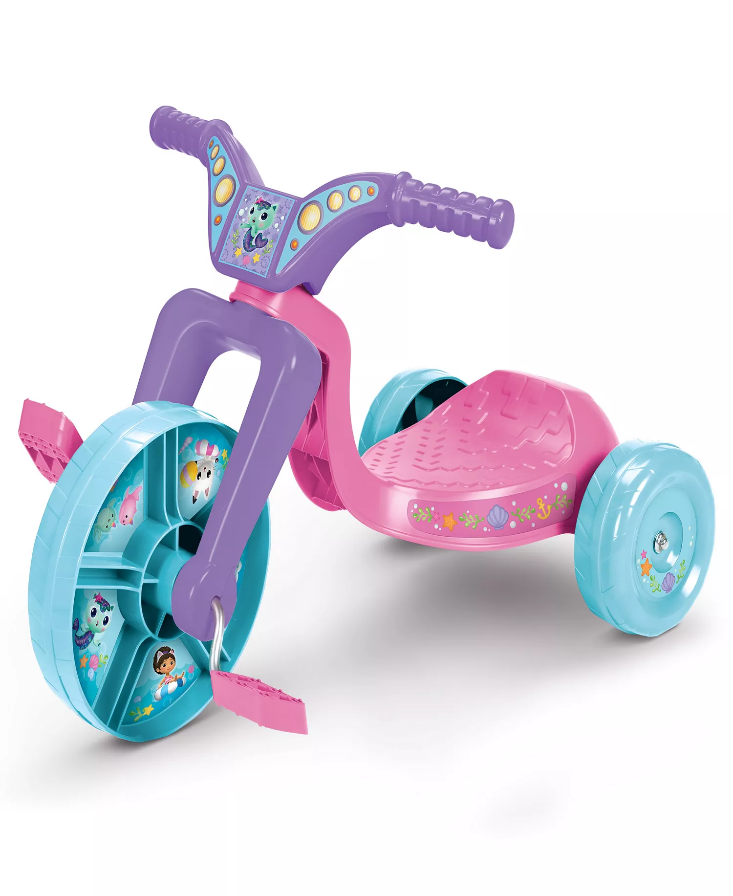 Fly Wheel Gabby's Dollhouse Junior Cruiser Tricycle with 10 inch Front ...