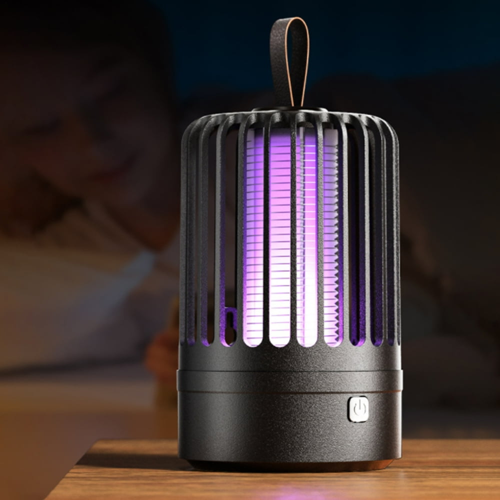 Fly Zapper Light Patio Gnat Control Lamp Rechargeable Lightweight Anti ...