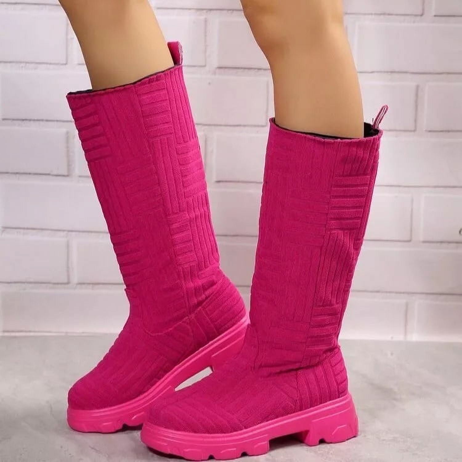 Fly knit breathable platform boots over the knee - Walmart.com Fly knit breathable platform boots over the knee - Walmart.com