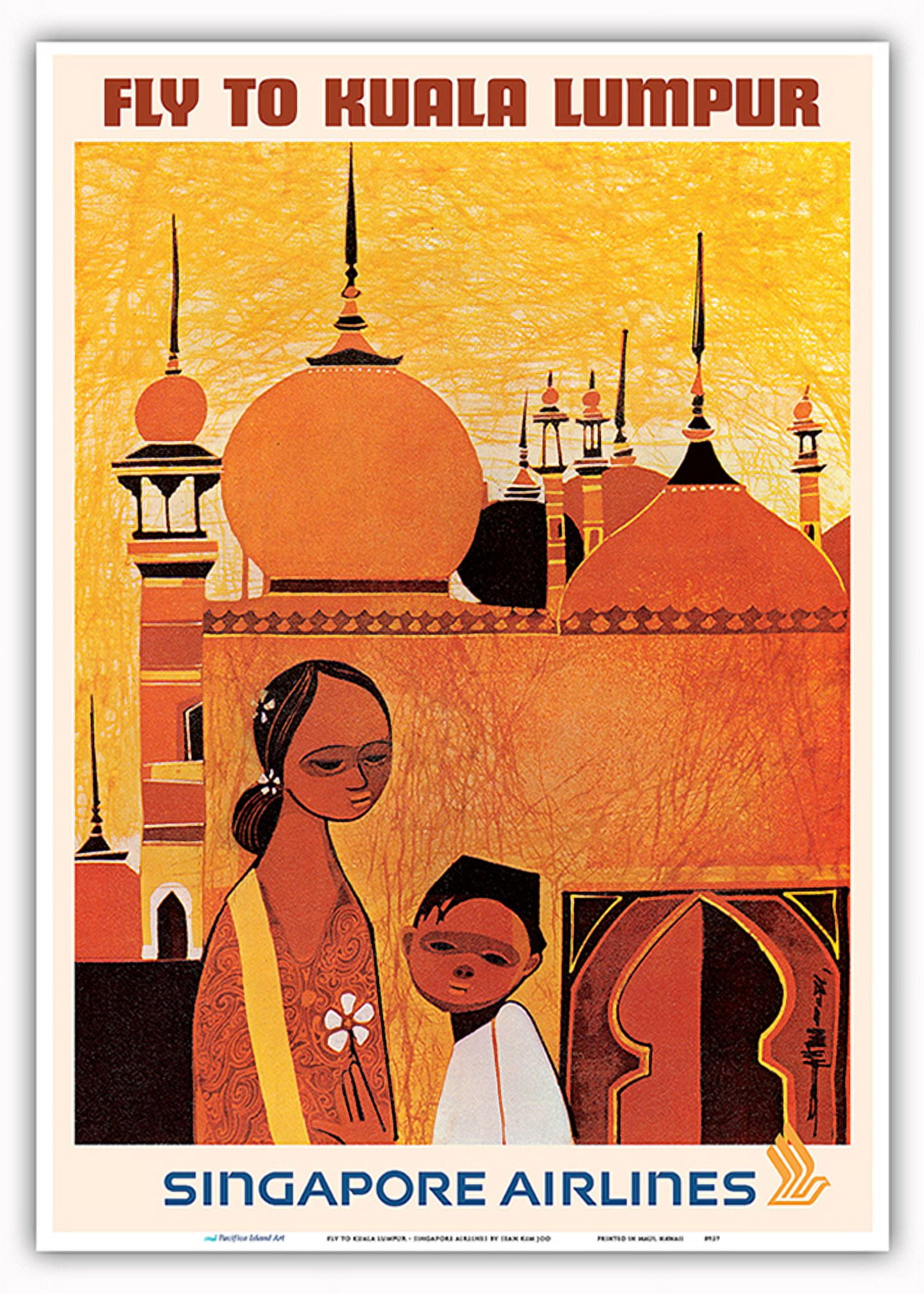 Fly to Kuala Lumpur Malaysia - Singapore Airlines - Vintage Airline ...