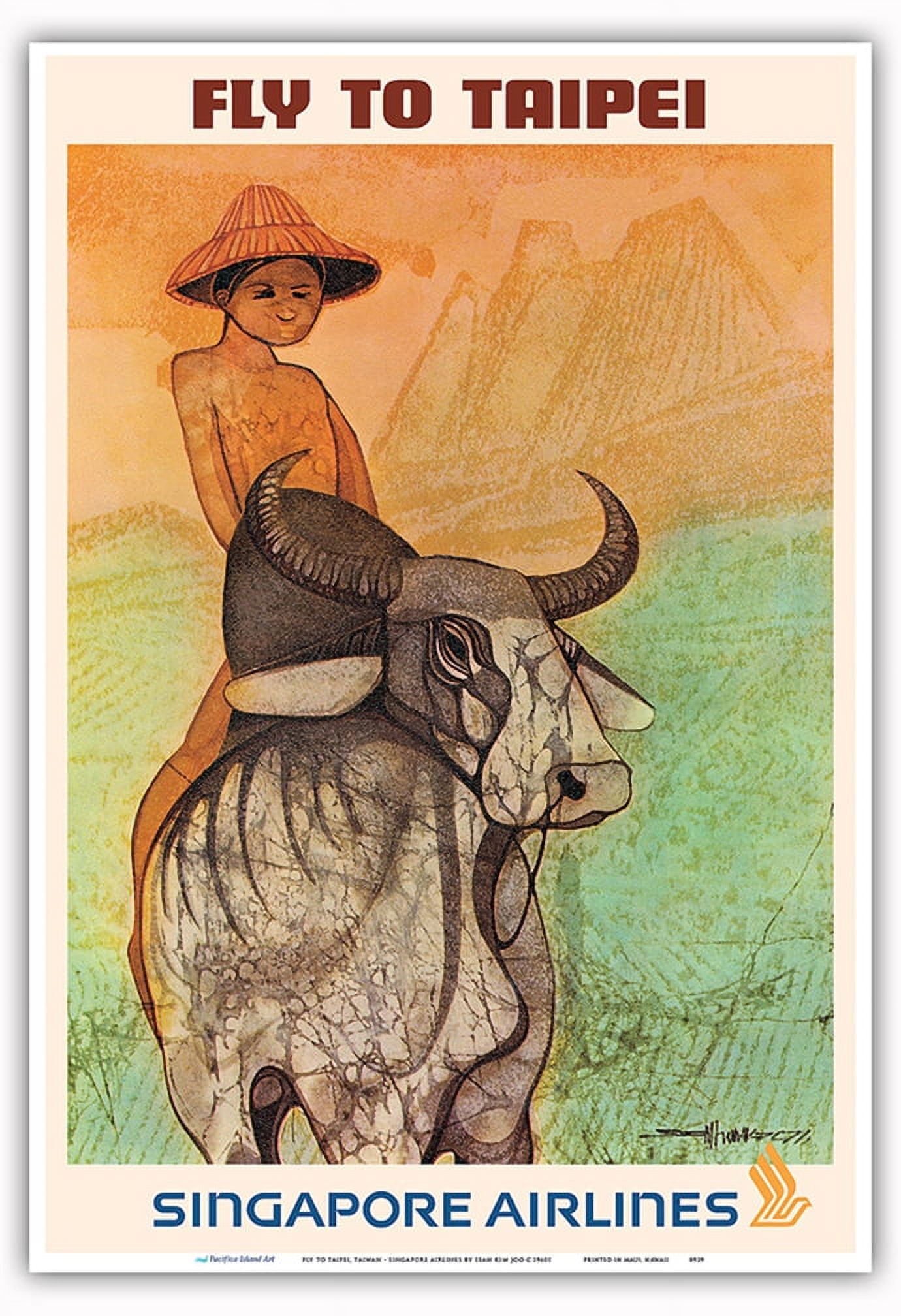 Fly to Taipei Taiwan - Singapore Airlines - Vintage Airline Travel ...