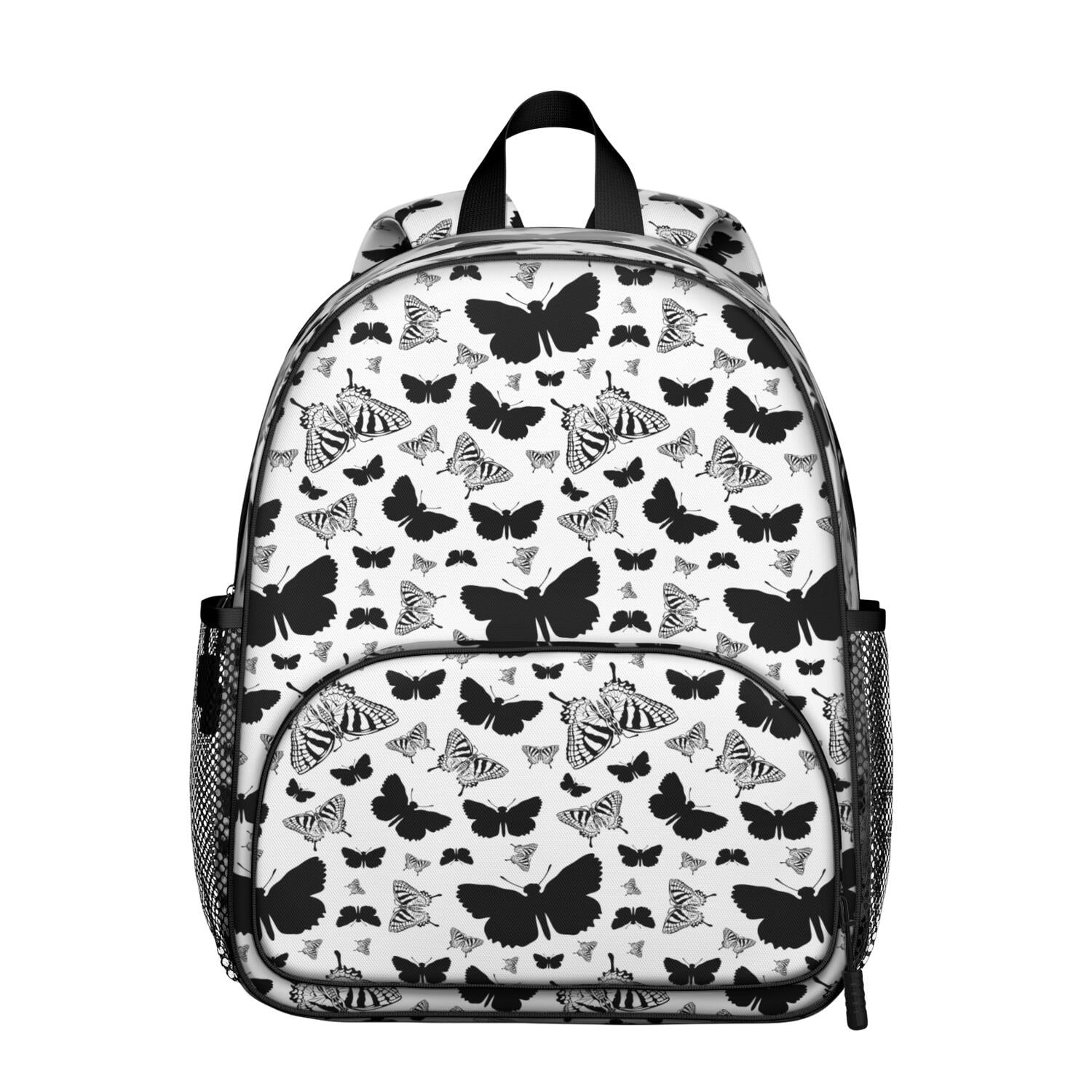 Fly with Butterflies Student Backpack – Cute Garden Pattern with Floral ...