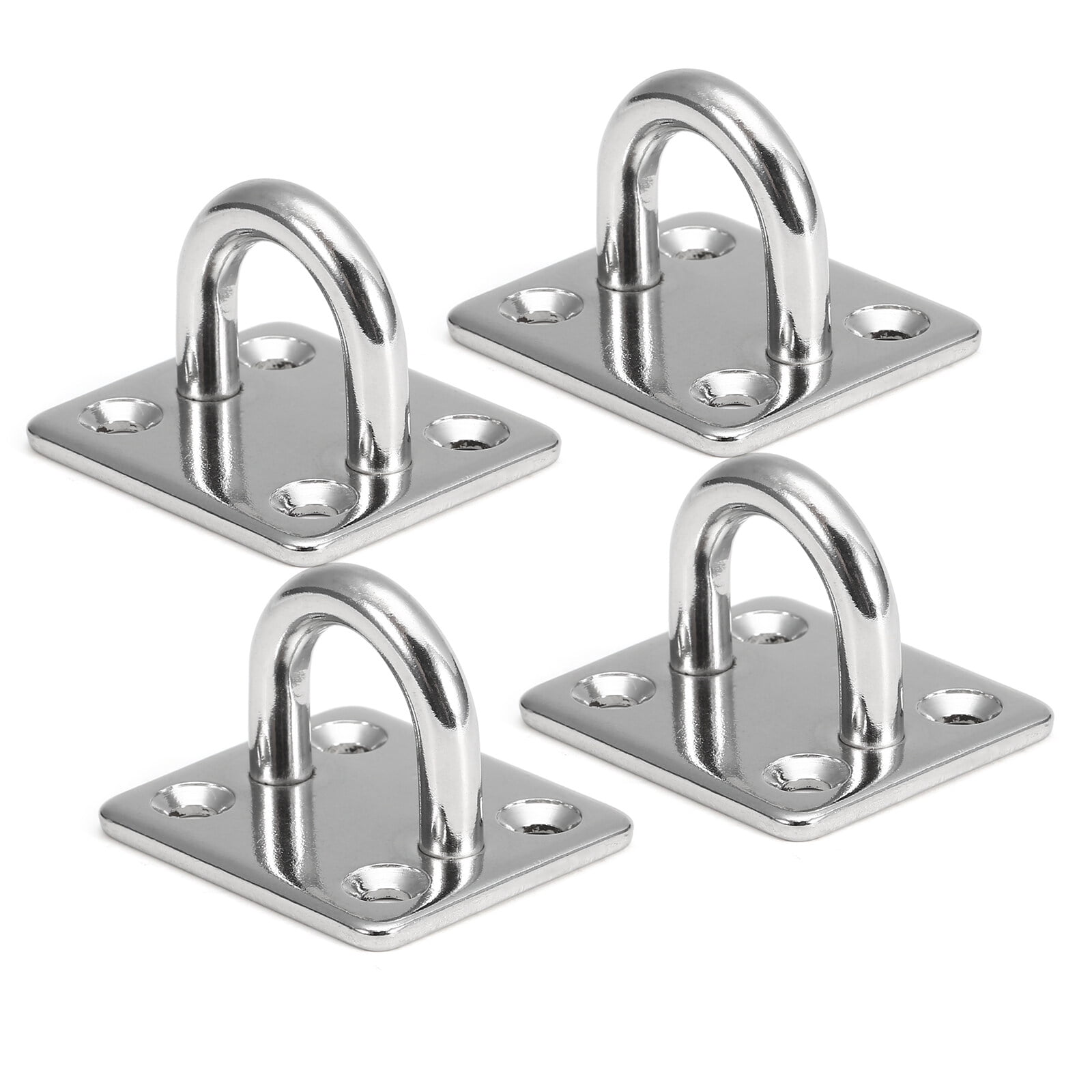 FlyFlise 4pcs Pad Eye Plates Marine Hardware Multifunctional Wall Mount ...