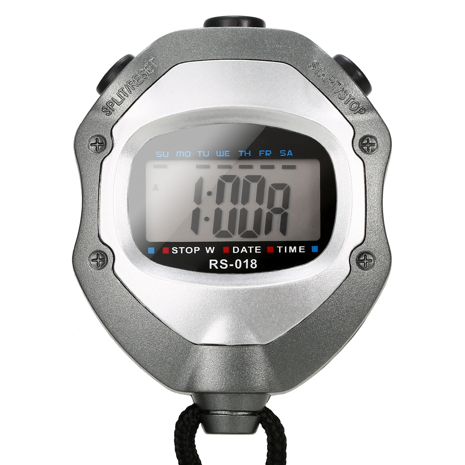 FlyFlise Waterproof Stopwatch Digital Handheld LCD Timer Chronograph ...