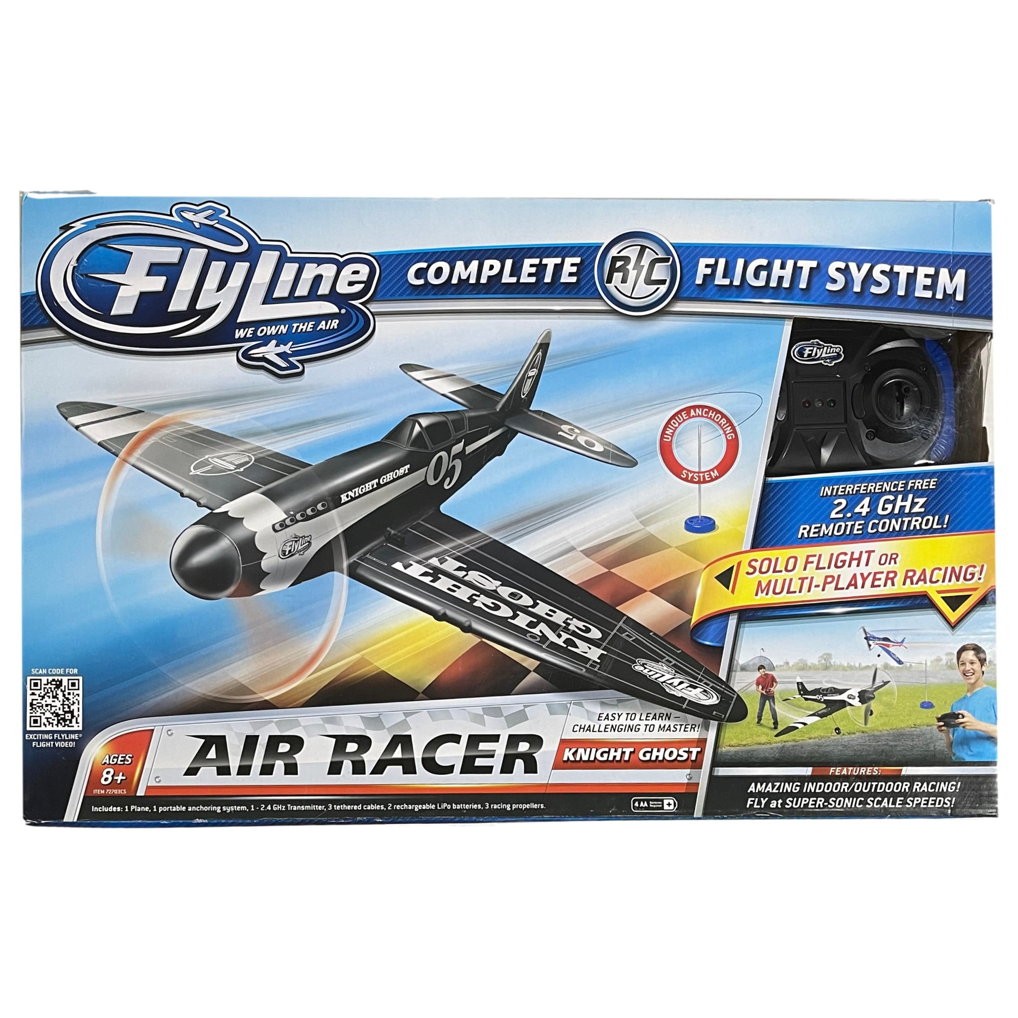 FlyLine Air Racer Complete Remote-Controlled Flight System Knight Ghost ...