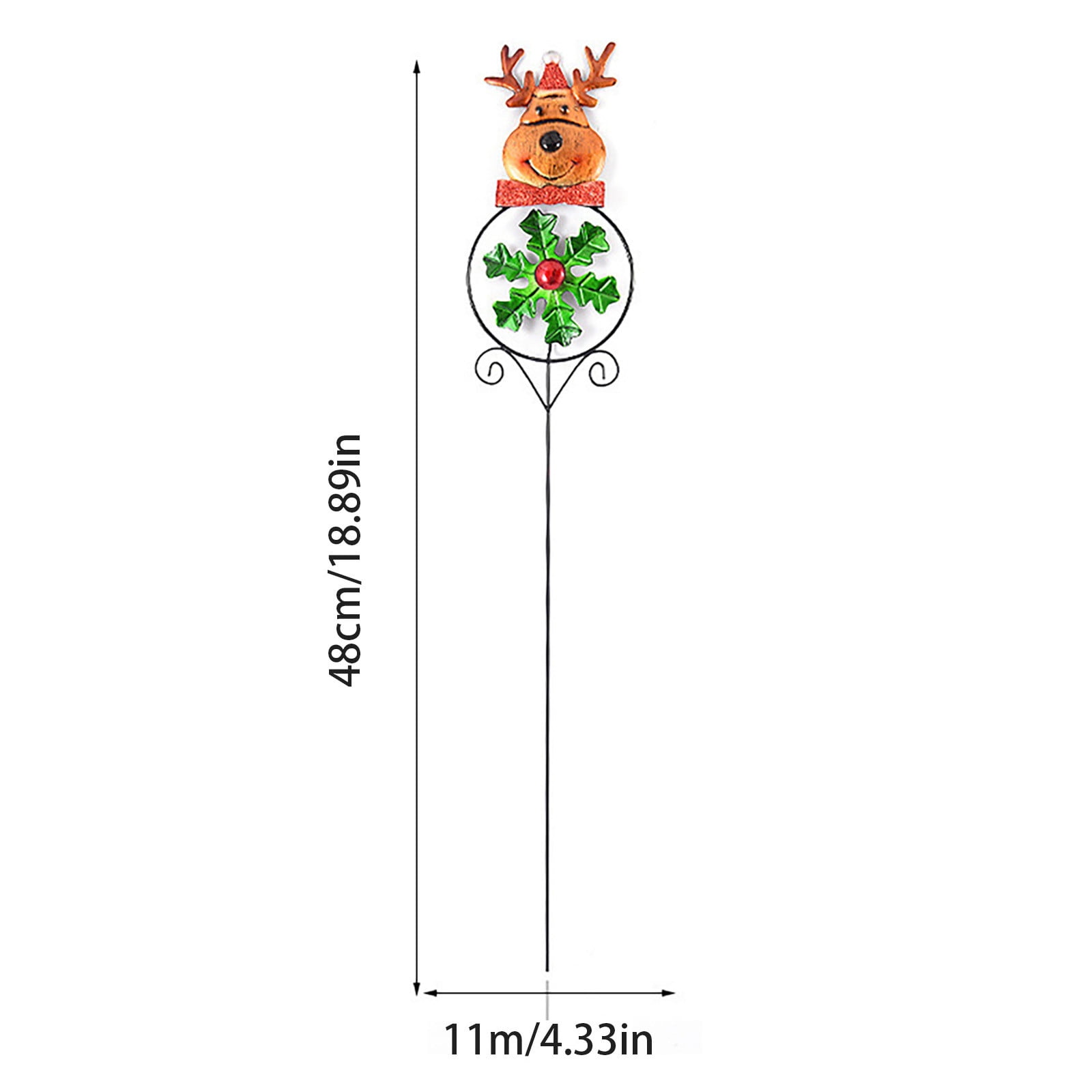 Flybaeast Desktop Ornament Christmas Metal Windmill Yard Stake Rustic ...