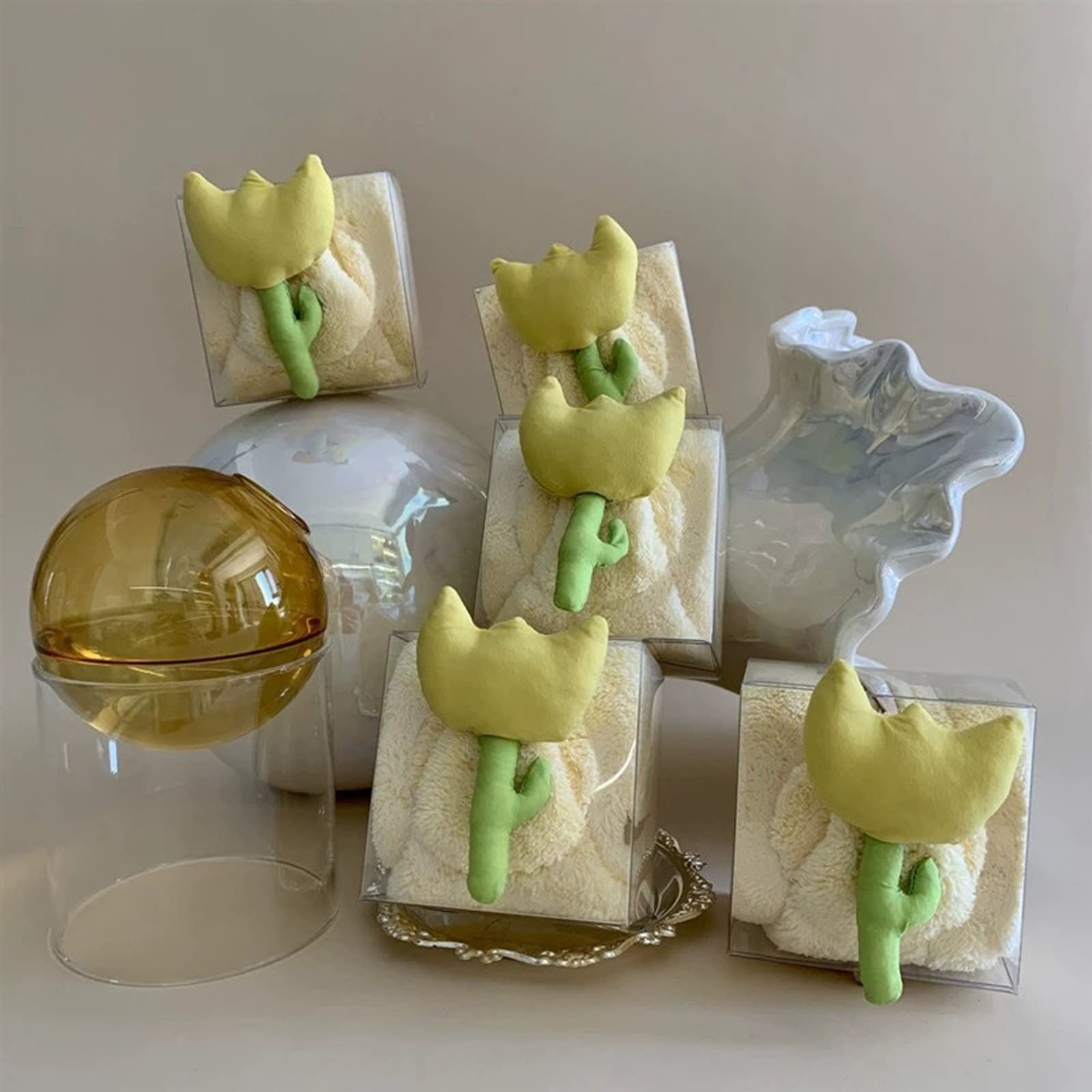 Flybaeasttowel Cartoon Flower Designs Multi Color Towels Mother's Day ...