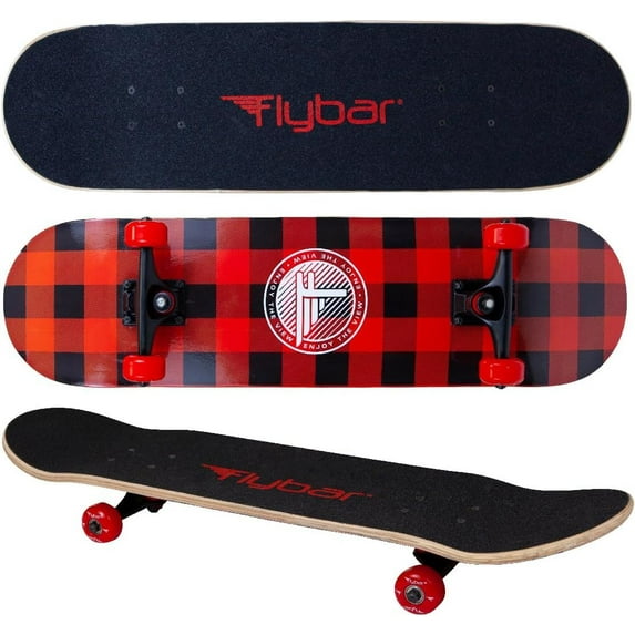 Flybar Complete Skateboard for Beginners – 31 Inch Kids Skateboard ...