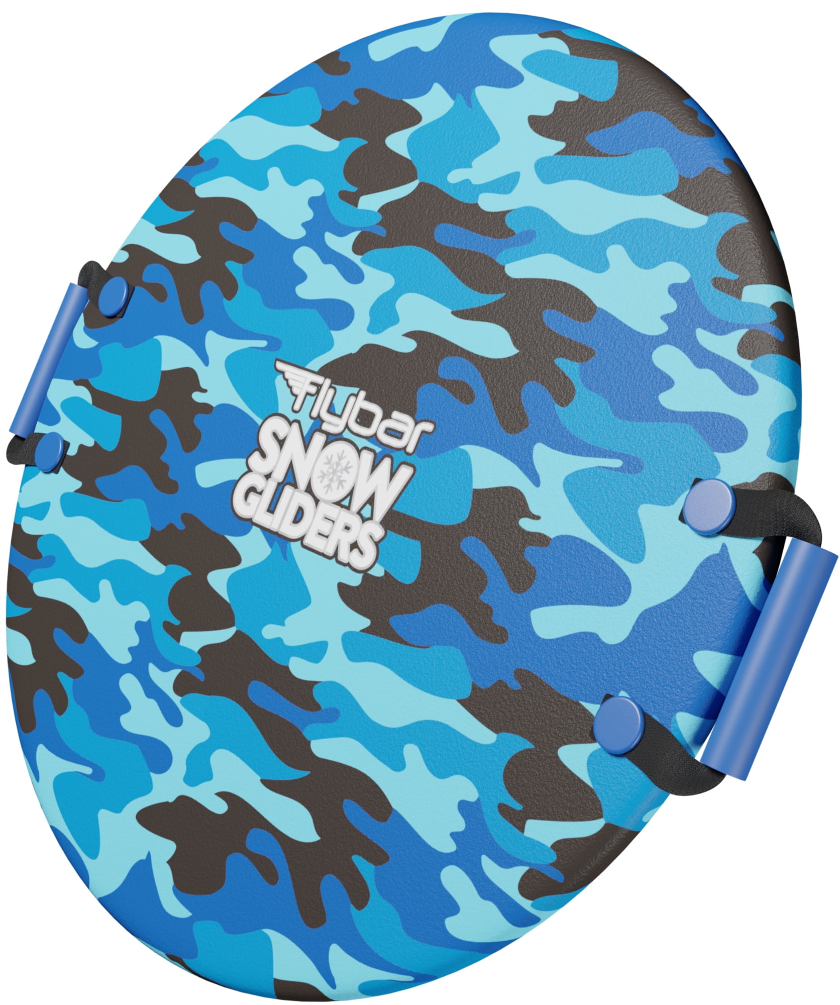 Flybar Kids 26' Camo Foam Saucer Disc Snow Sled for Kids with Slick ...