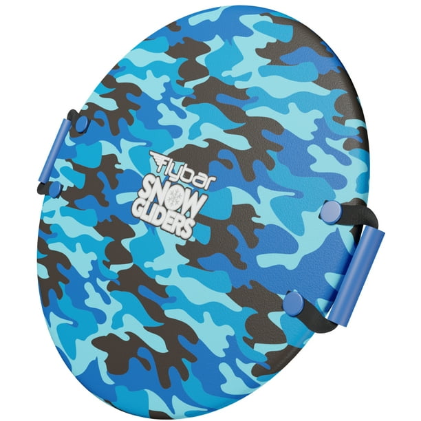 Flybar Kids 26' Camo Foam Saucer Disc Snow Sled for Kids with Slick ...