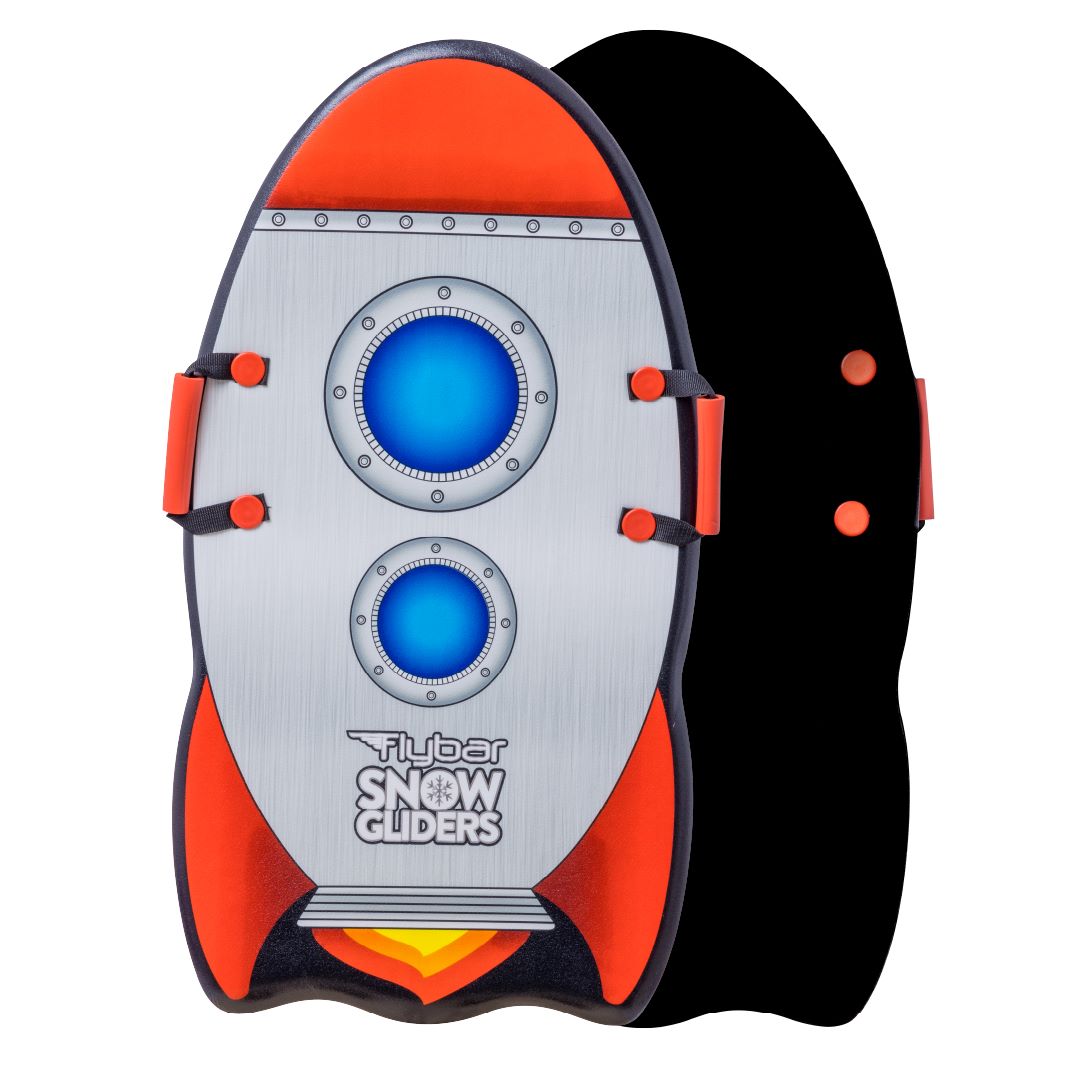 ESP 66" Family Fun Toboggan - Four Rider Snow Sled - Orange - Walmart.com