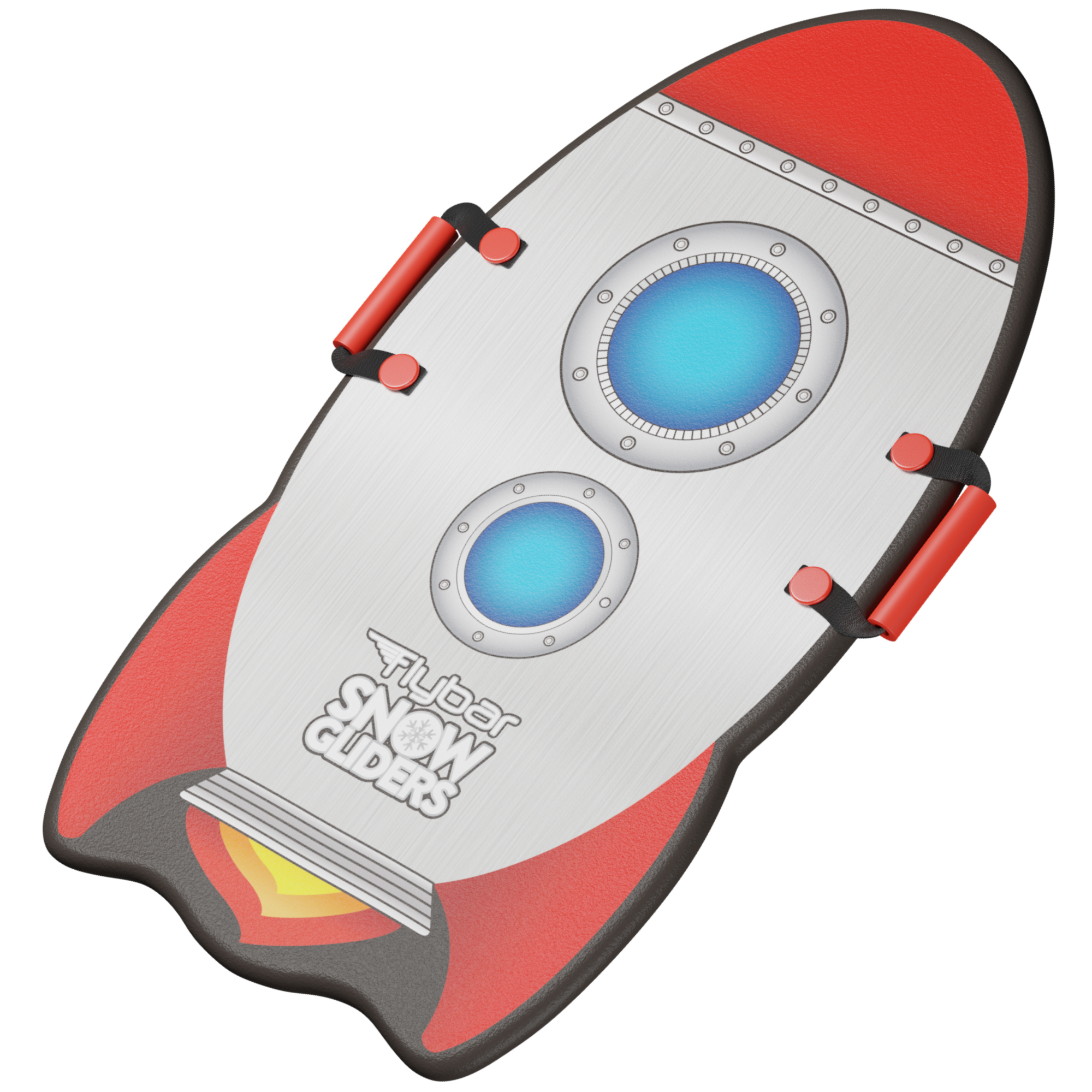 Lucky Bums Snow Kids Torpedo Rocket Sled, Ice Blue - Walmart.com