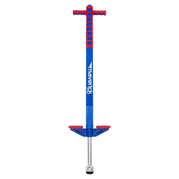 Flybar Maverick Pogo Stick for Kids Ages 5+, 40-80 lbs, First Blue ...
