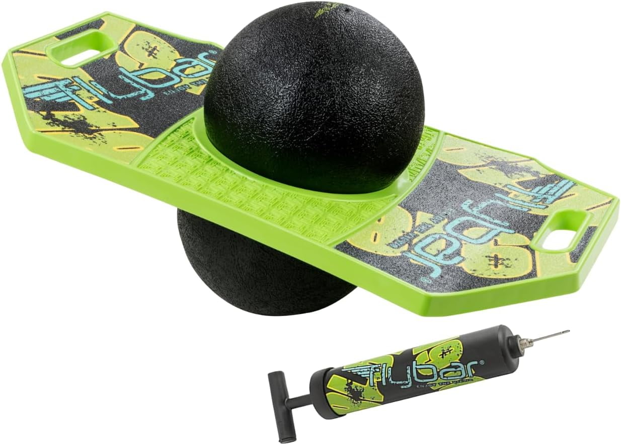 Flybar Pogo Trick Ball for Kids, Bounce Board for Boys and Girls Ages 6 ...