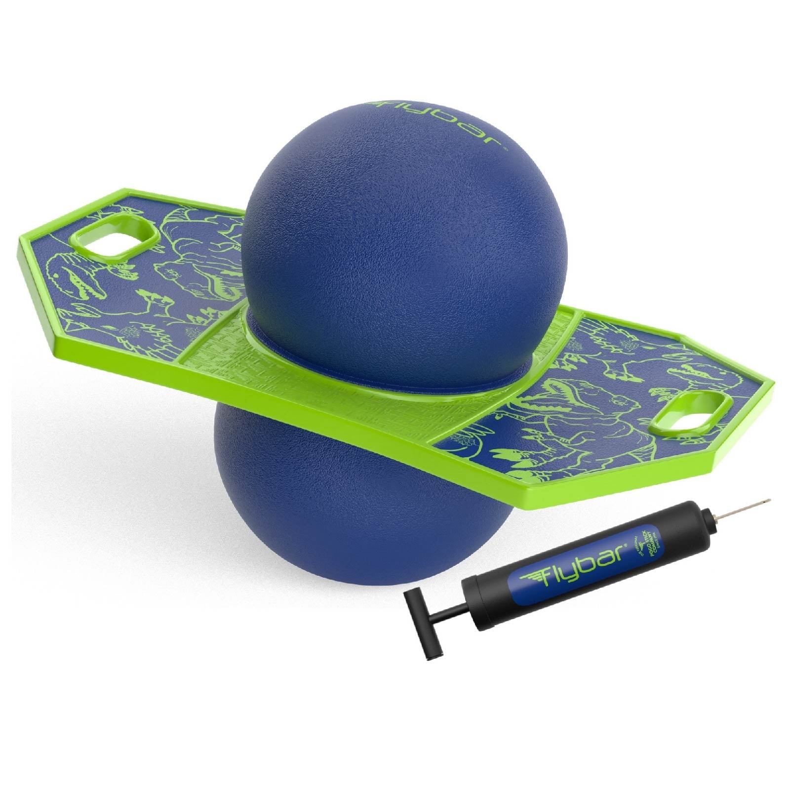 Flybar Pogo Trick Ball for Kids, Trick Board for Boys and Girls Ages 6 ...