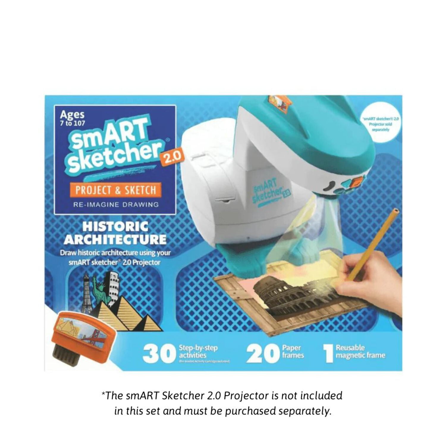 Flycatcher smART Sketcher Drawing Kit: Historic Architecture Art & Craft Set - Walmart.com