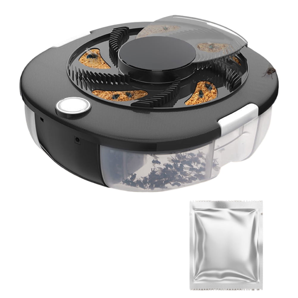 Flycatcher USB Rechargeable Electric Fly Trap Quiet Safety Insect ...