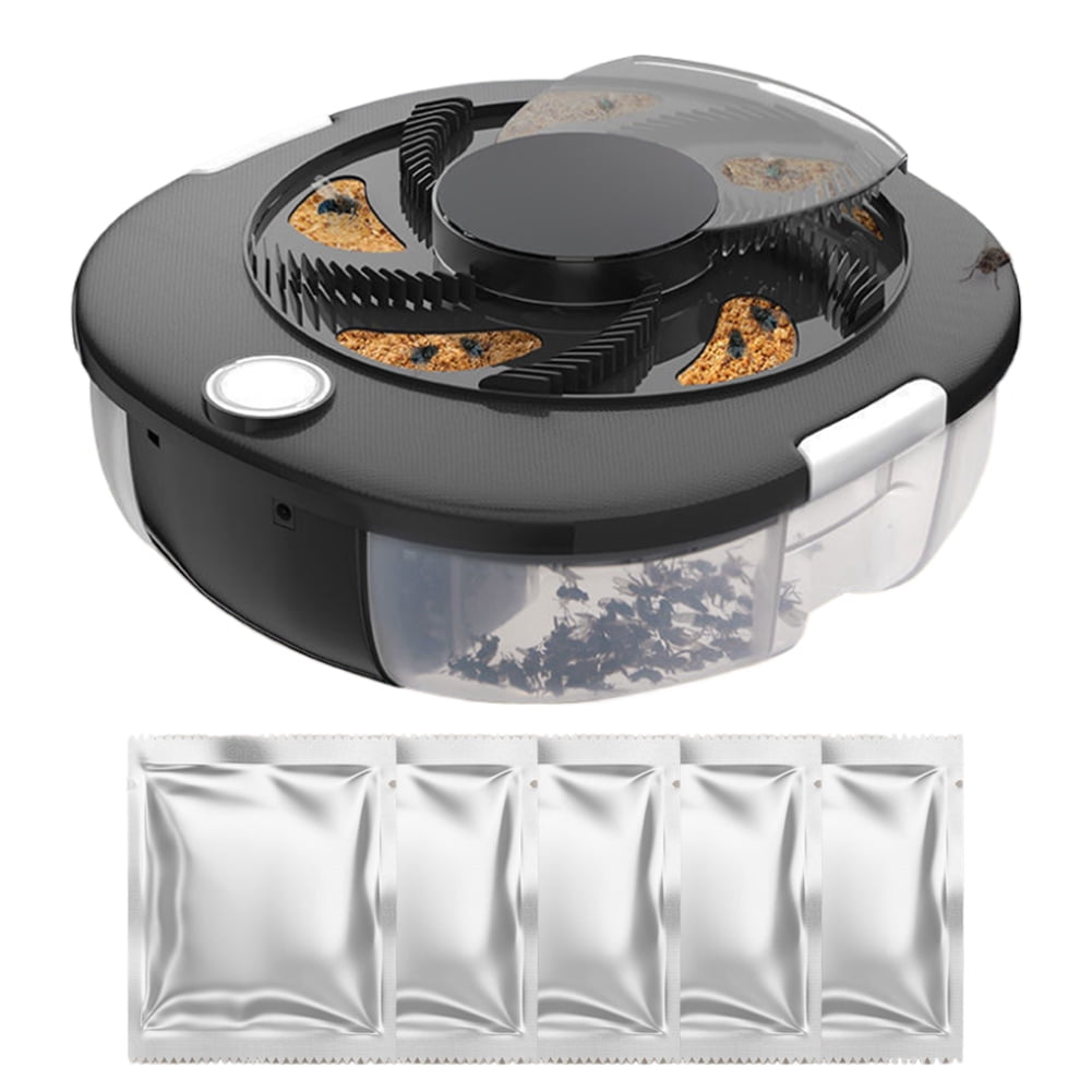 Flycatcher USB Rechargeable Electric Fly Trap Quiet Safety Insect ...