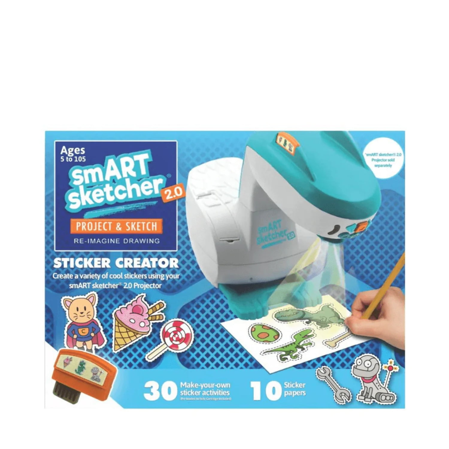 Flycatcher smART Sketcher Kids Activity Sticker Creator Set - Walmart.com