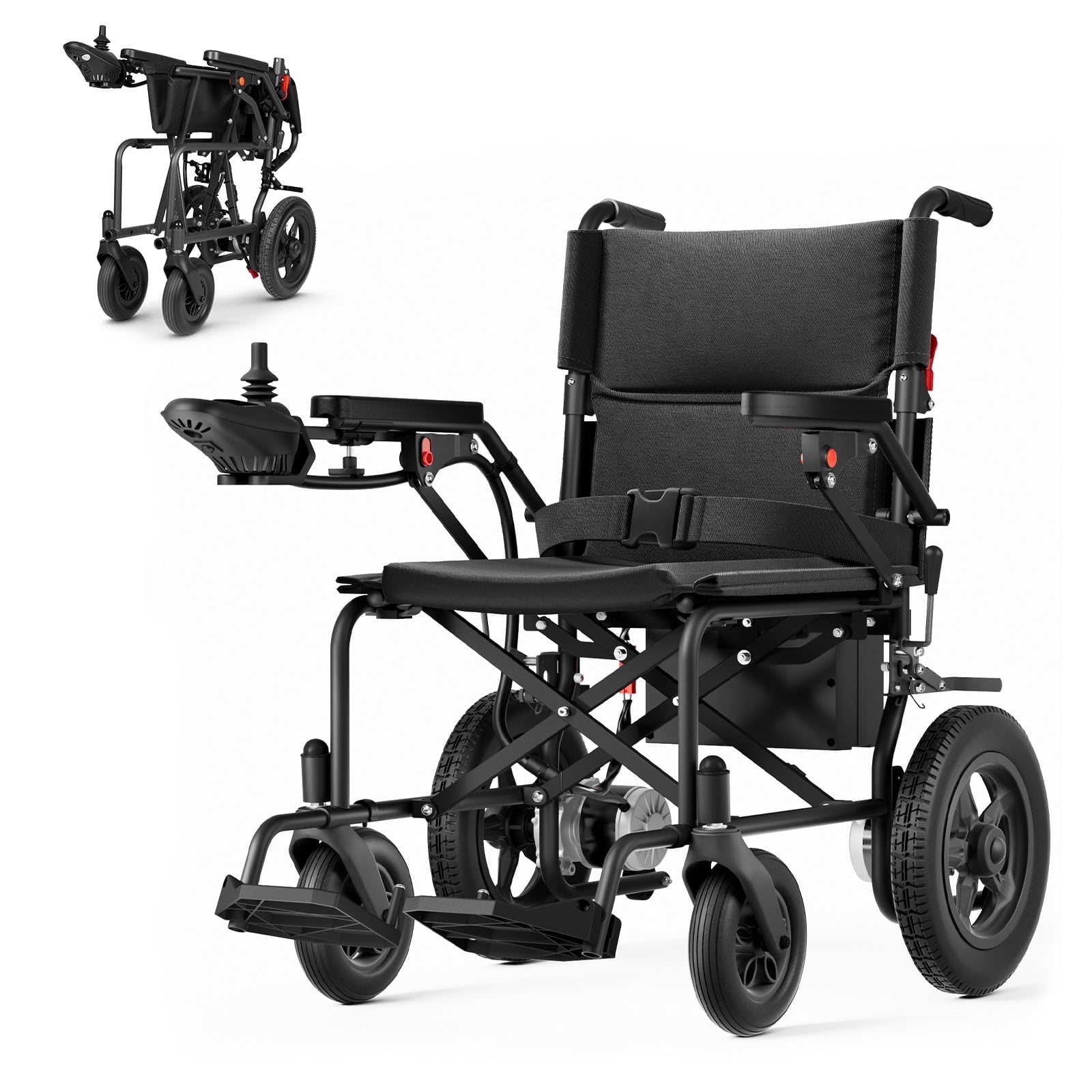 Flycity Electric Wheelchairs for Adults, Foldable Lightweight, 15 Miles ...