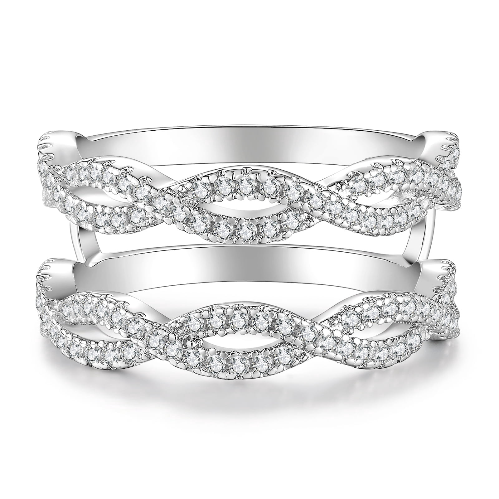 Flydeer Wedding Bands Stacking Ring Enhancers for Engagement Rings ...