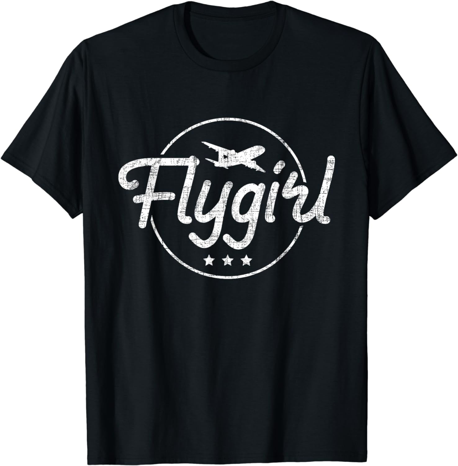 Flygirl - Flight Attendant Airline Stewardess Pilot Aviation T-Shirt ...