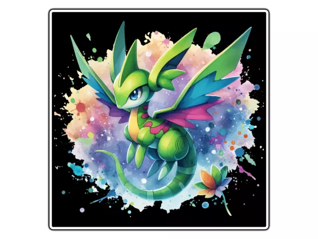 Flygon Paint Splash Waterproof Sticker Phone Decal Water Bottle ...