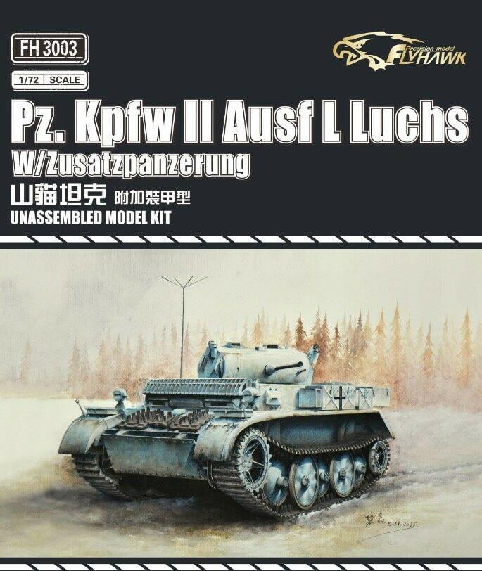 Flyhawk 1/72 FH-3003 Ausf.L LUCHS w/Zusatzpanzerung Model Kit - Walmart.com