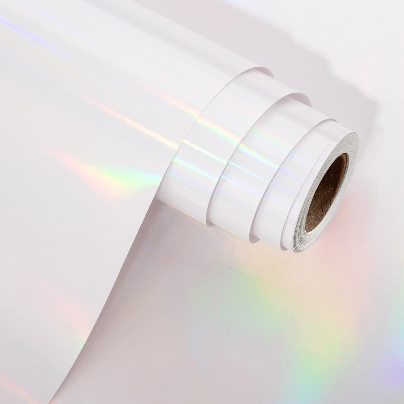 Flyhill White Wrapping Paper-17inch*32.8ft（46.8 STF9 sq.ft.-Metallic ...