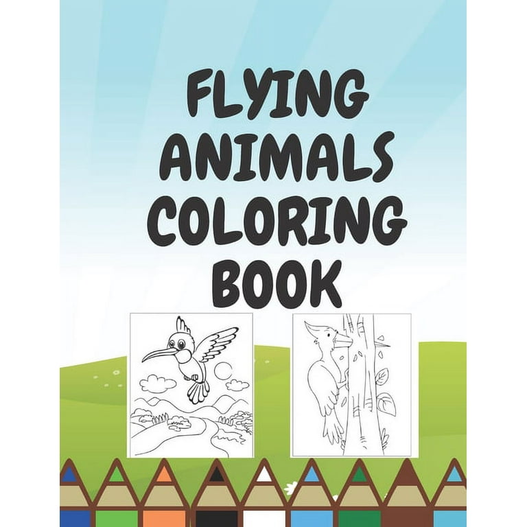 flying animals coloring pages
