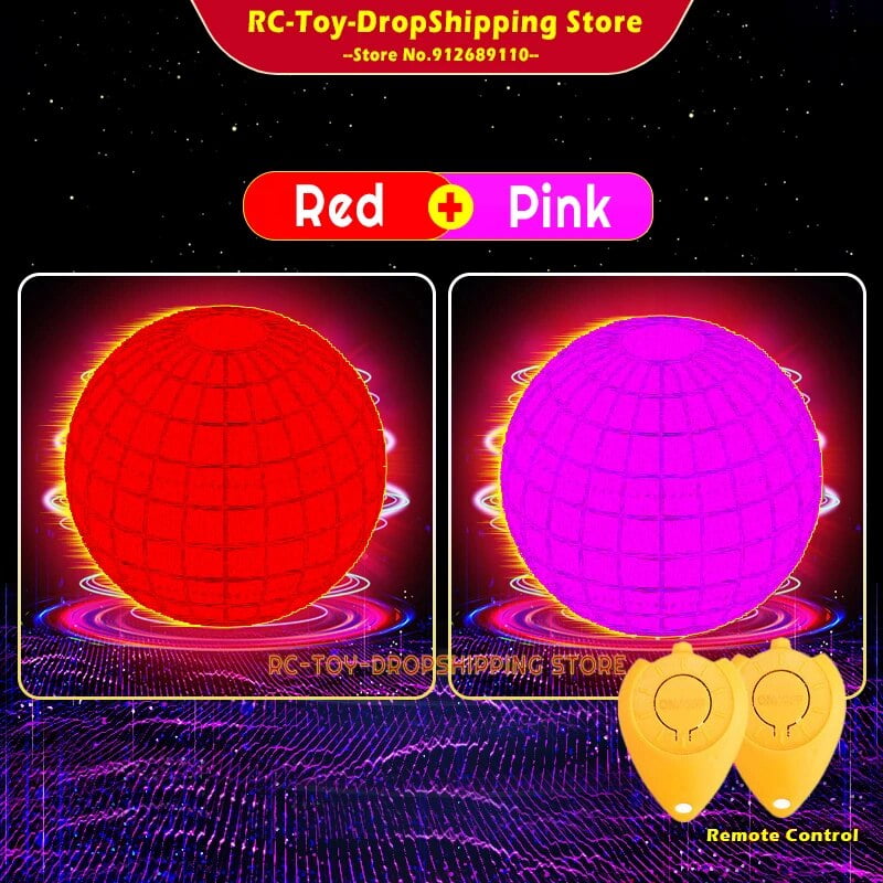 Flying Ball Spinner Toy Hand Control Drone Helicopter 360掳 Rotating ...