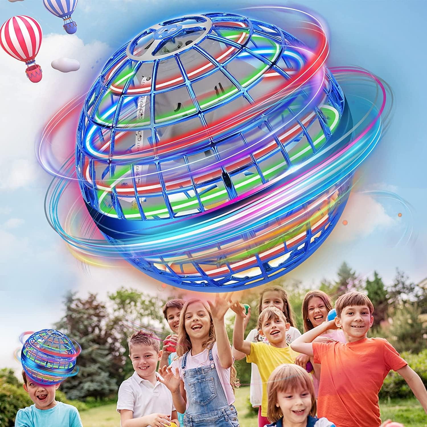 Flying Ball Toys, 2023 Newest Style Wave Pattern Flying Orb Ball Toy ...