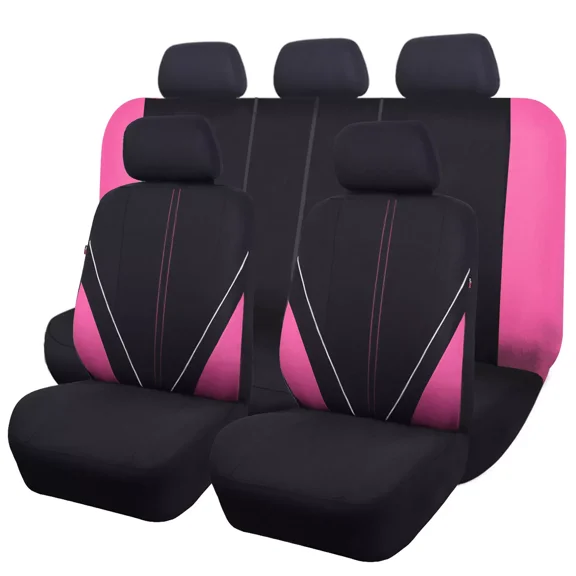 Flying Banner Car Seat Covers Protectors Full Set Synthetic Leather ...