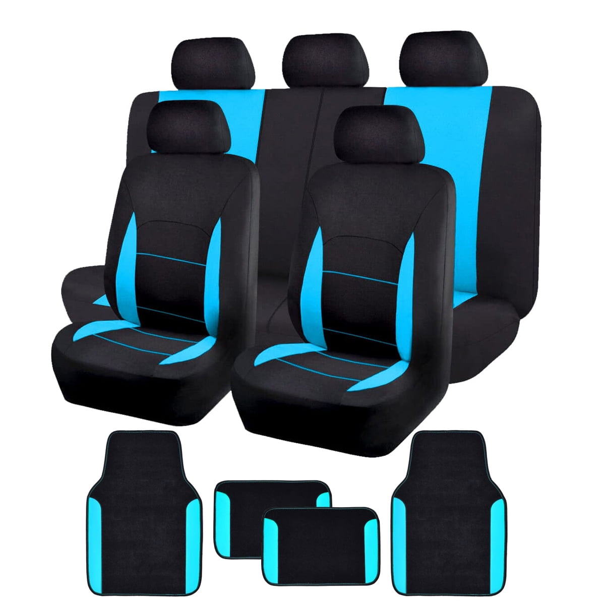 Flying Banner Car Seat Covers Front Seats Rear Bench Polyester car seat ...