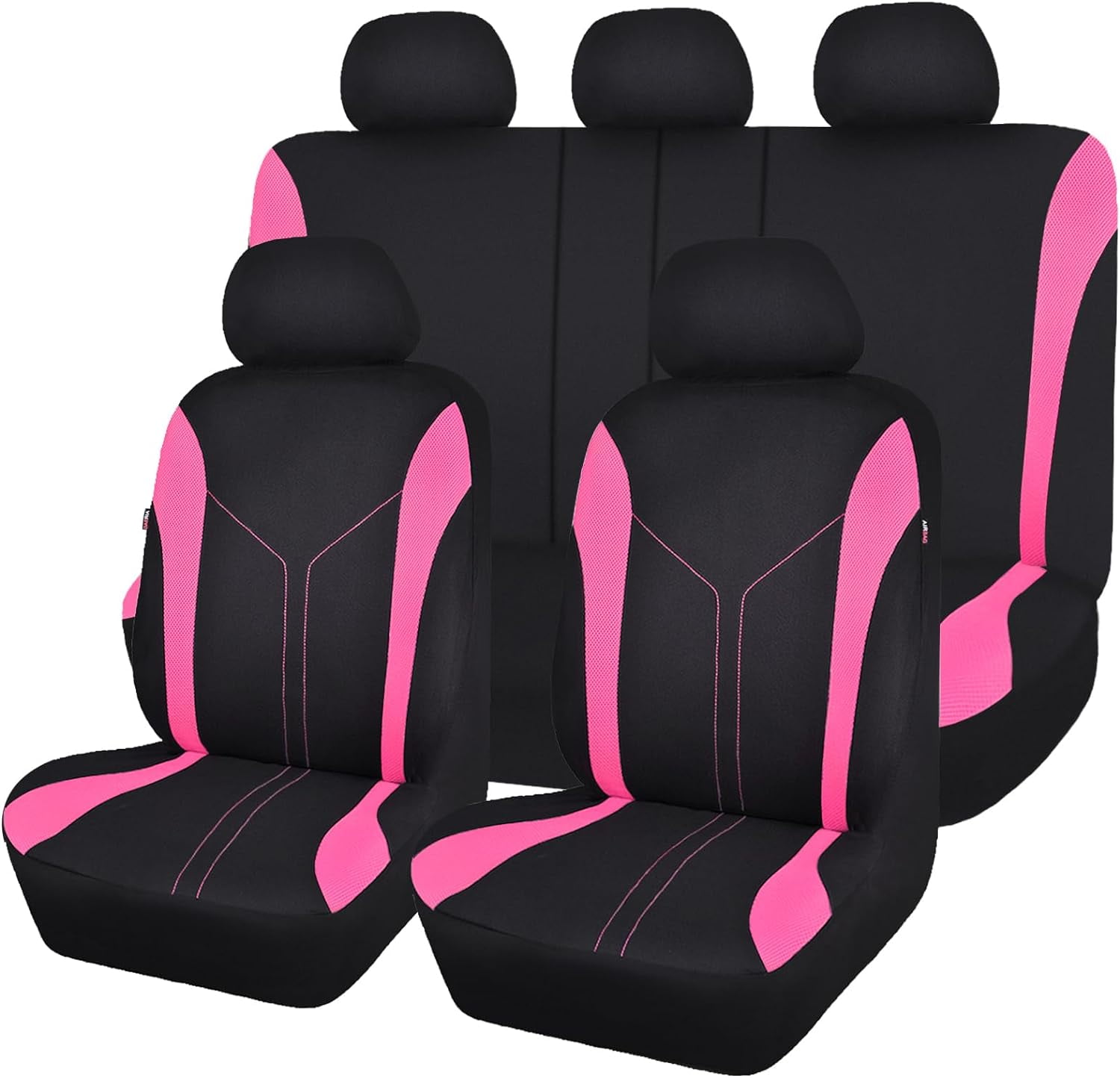 Flying Banner Car Seat Covers Full Set Front Seats and Rear Bench Mesh ...