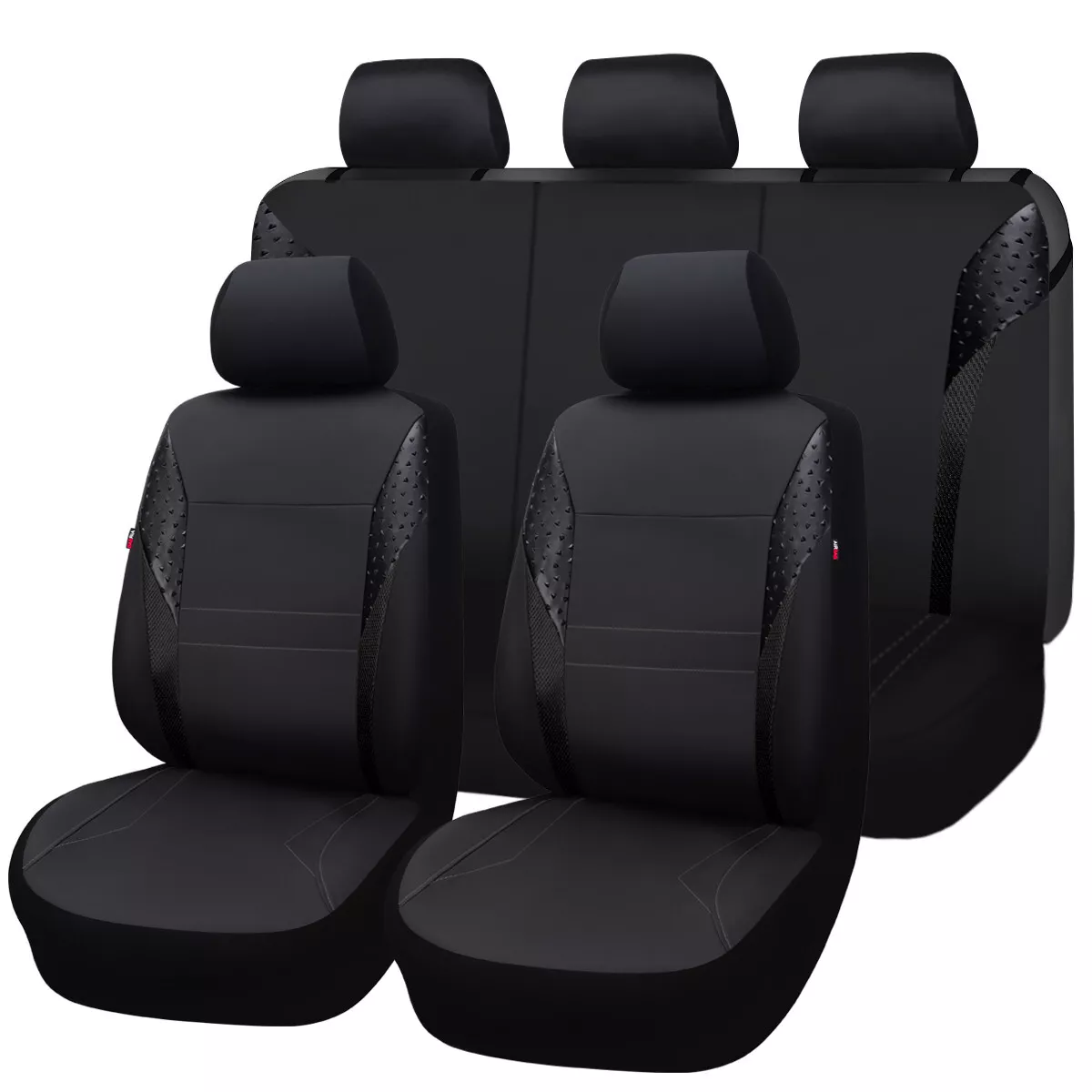 Flying Banner Car Seat Covers Protectors Full Set Synthetic Leather ...