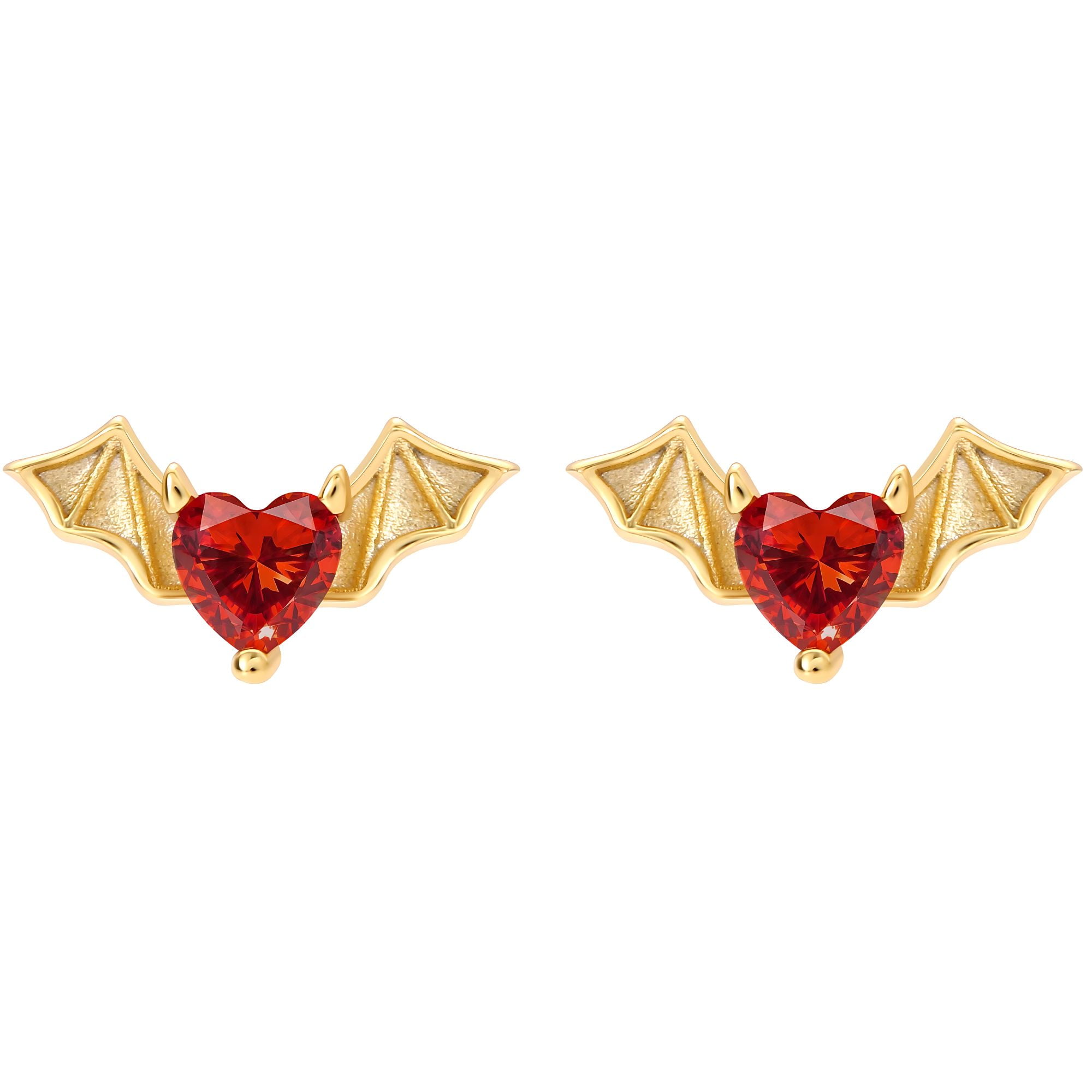 Flying Bat Flat Back Earrings for Women Sterling Silver 16g Cartilage ...