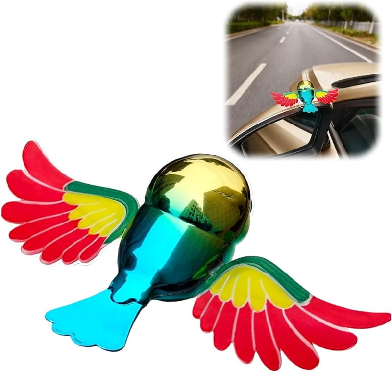 Flying Bird Car Decoration, Flapping Wings Self-Flying Bird, Wind ...