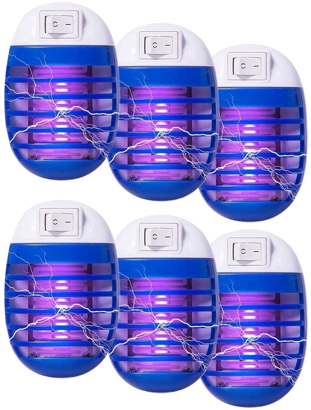 Flying Bug Zapper Indoor, Plug-in Mosquito Killer Trap,Electronic ...