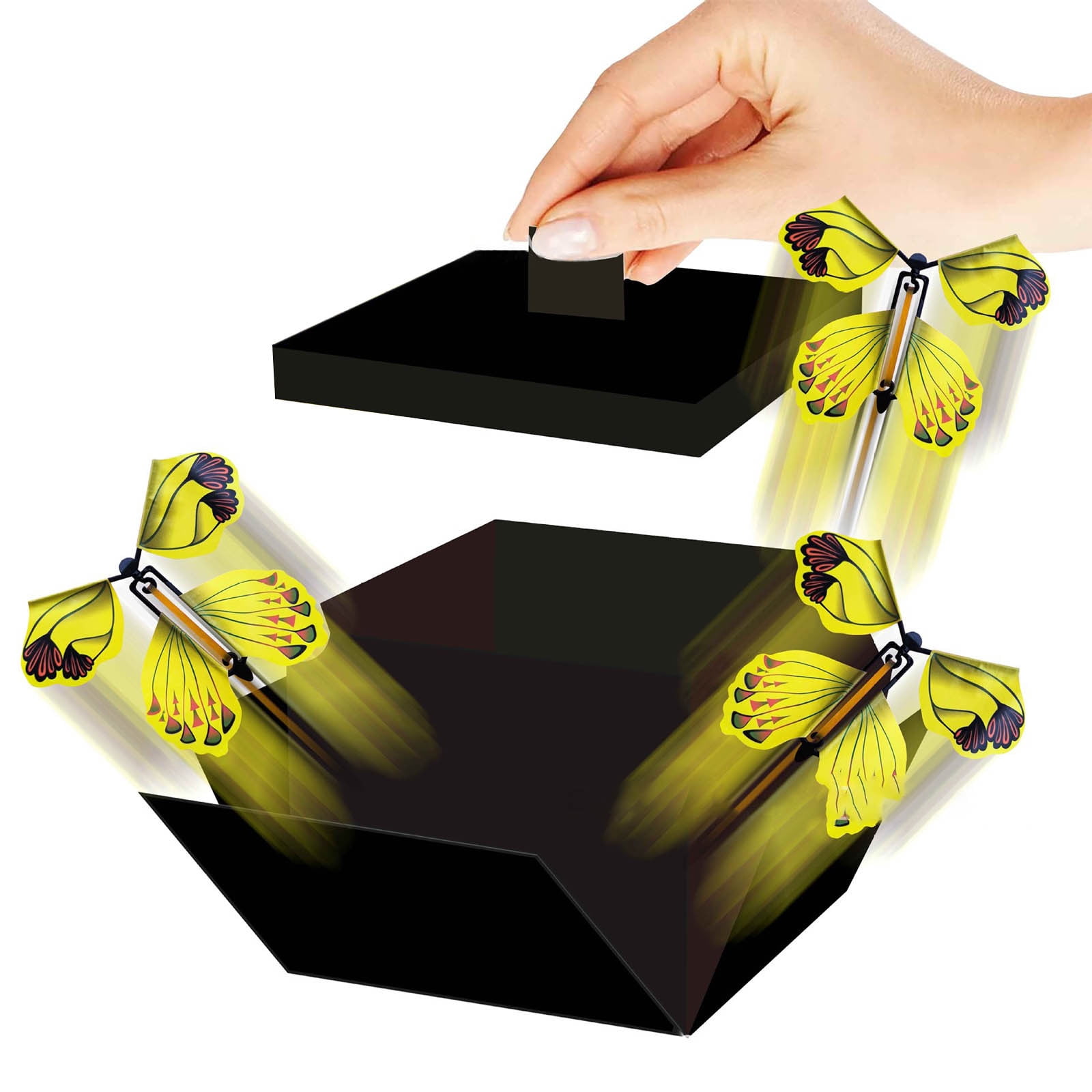 Flying Butterfly Explosion Gift Box with 4 Pcs Flying Butterflies ...