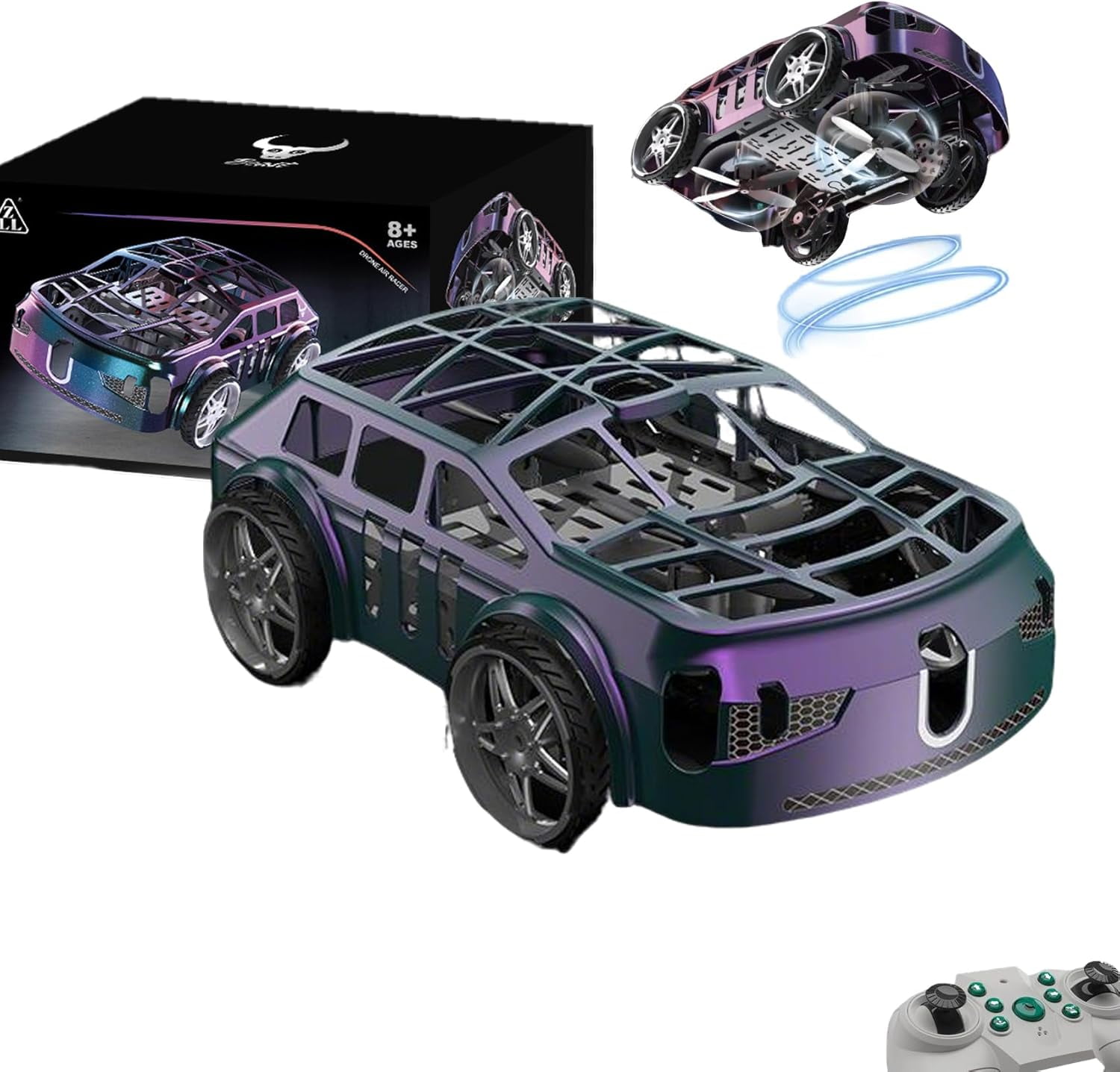 Flying Car，2-in-1 flying remote control car/drone, quadcopter with ...