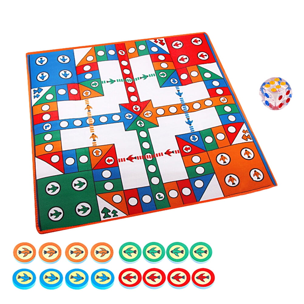 Flying Chess Carpet Aeroplane Chess Rug Playmat Fun Family Parent-child ...