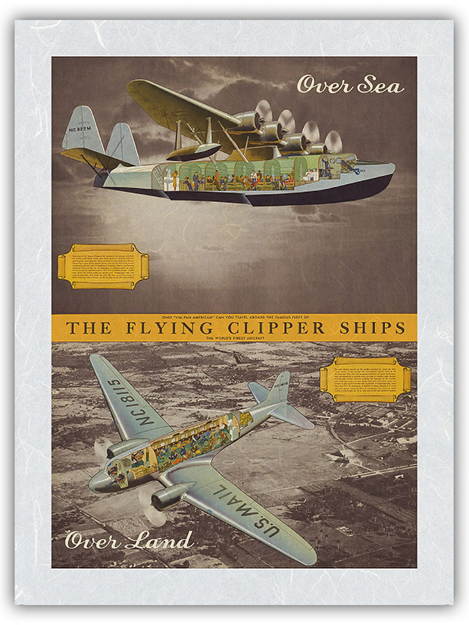 The Flying Clipper Ships - Pan American Airways - Over Sea Over Land ...
