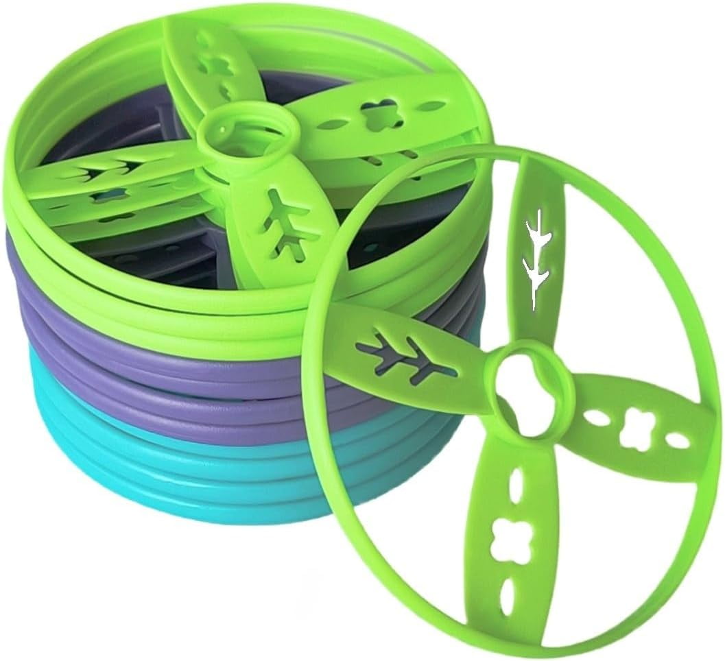 Flying Disc Launcher Toy Supplements (12PCS), Outdoor Toys for Ages 3 4 ...