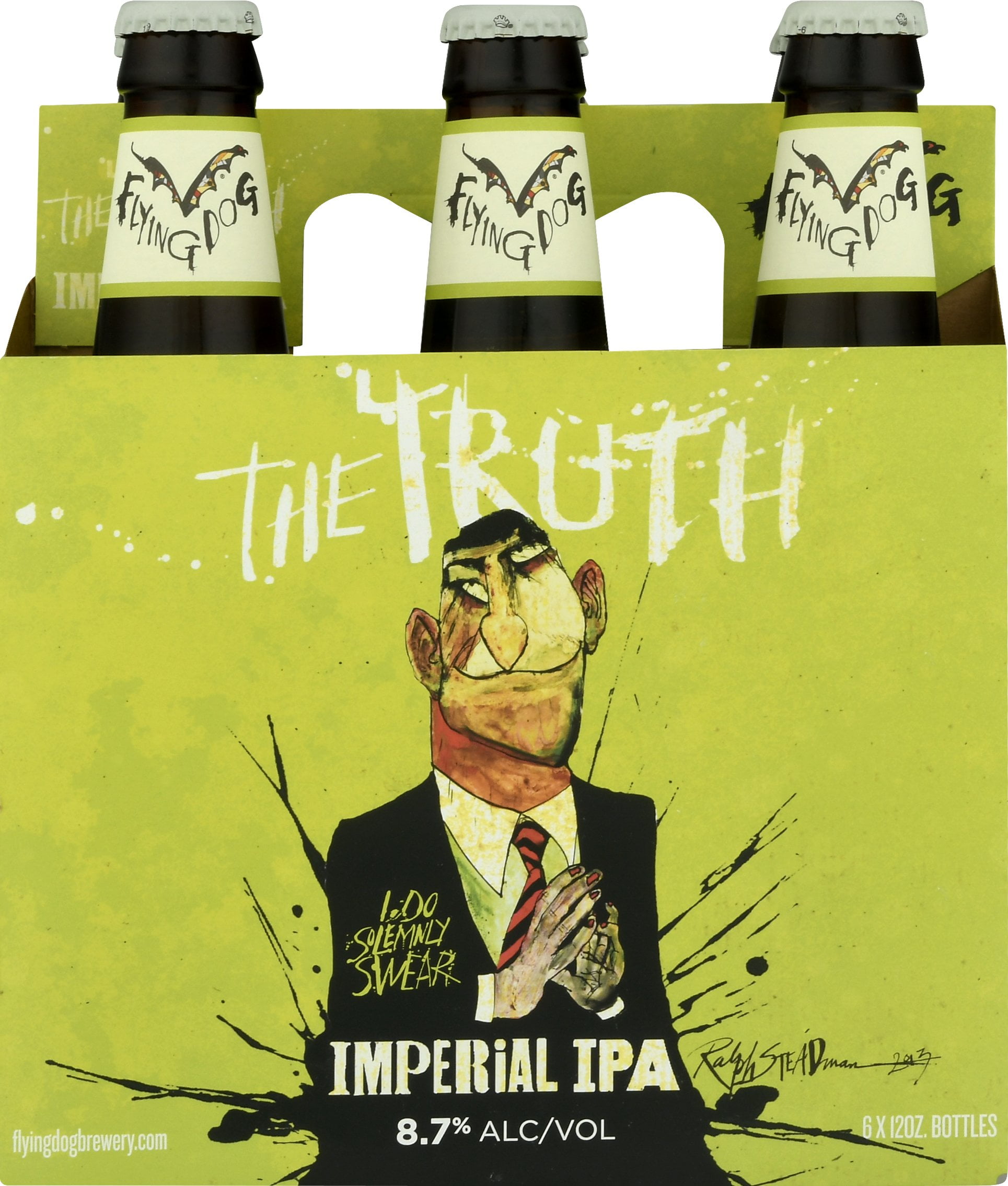 Flying Dog Brewery Truth India Pale Ale 8.7% ABV Beer, 6 Pack, 12 fl oz ...