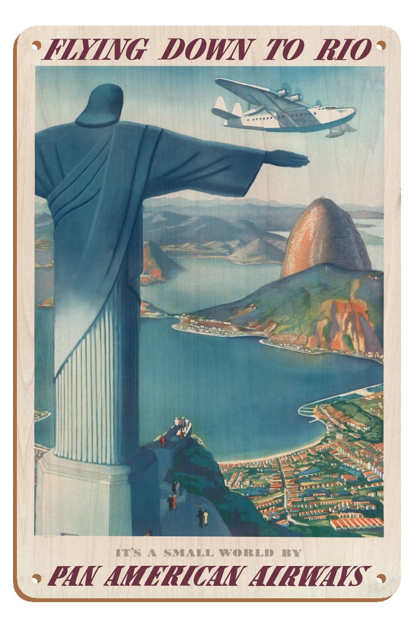 Flying Down to Rio Brazil - Christ the Redeemer Statue - Pan American ...